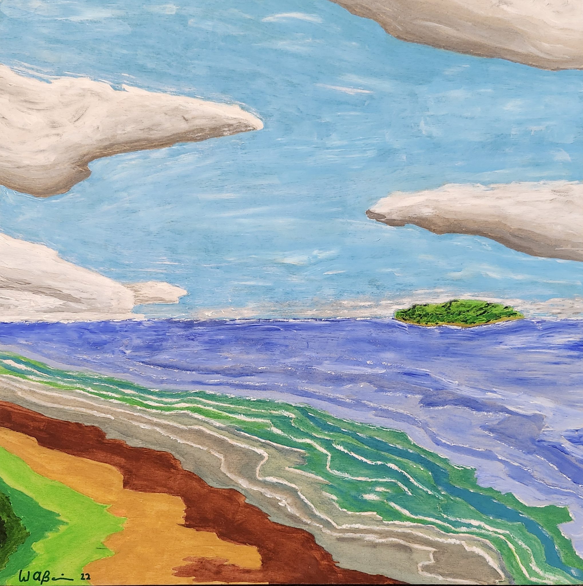 Sea Shore by LOT 62 - William Bain (Bill) - Art Gems